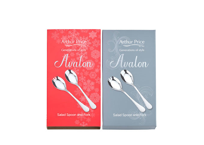 Avalon Boxed Salad Serving Spoon & Fork – Arthur Price