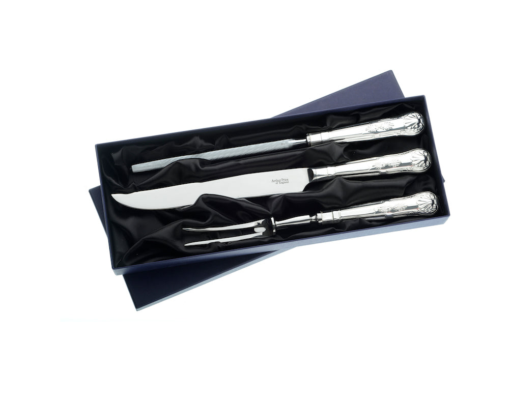 Kings 3 piece carving set Arthur Price of England