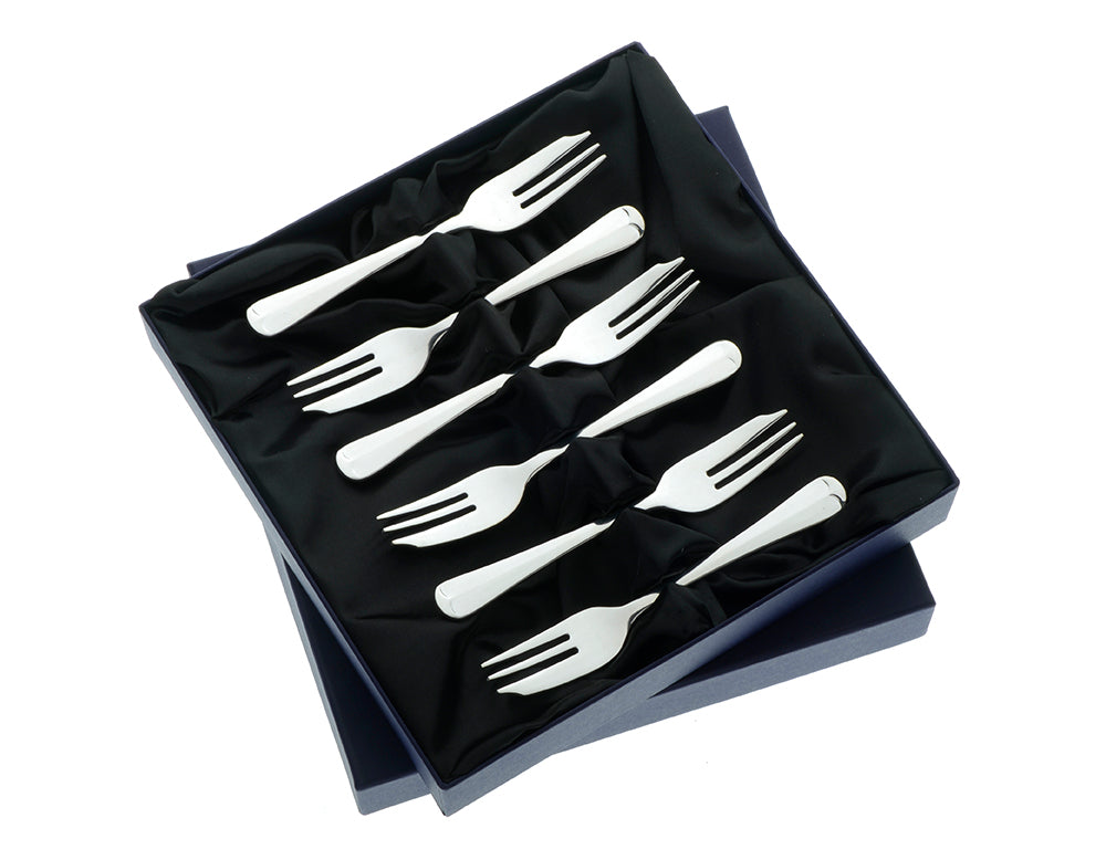 Rattail 6 Pastry Forks Arthur Price of England